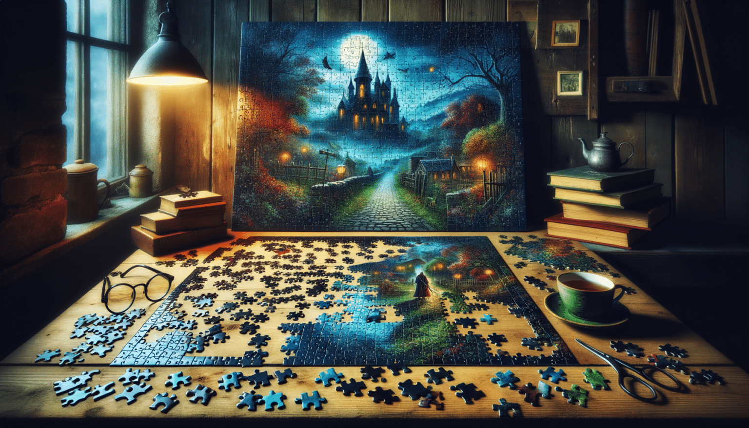 Mystery Puzzles: Unravel the Hidden Image Piece by Piece - Jigsaw Game